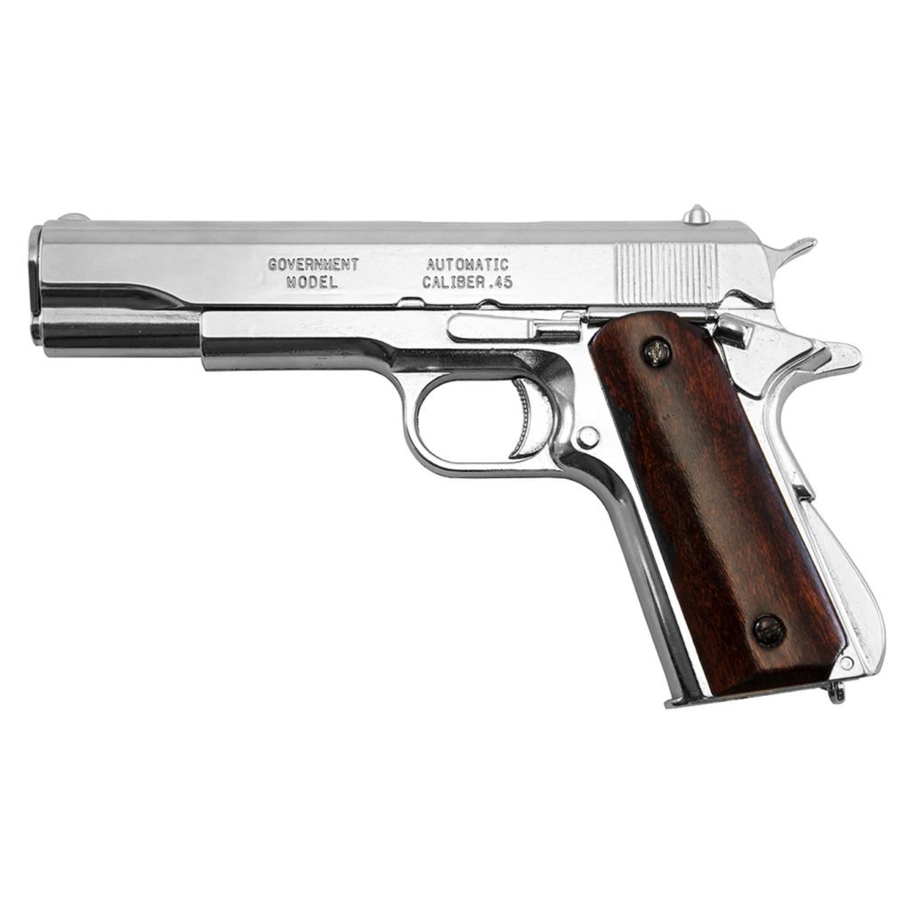 DENIX Colt 1911 A1 Nickel Replica | Delta Mike Ltd