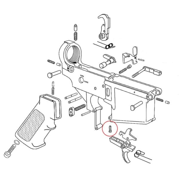 EEMANN TECH AR-15 DISCONNECTOR SPRING — Delta Mike Ltd