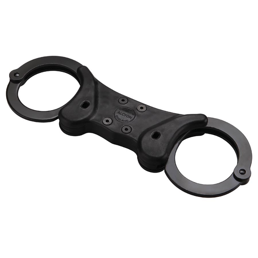 Alcyon Handcuff Double Lock Rigid - Black — Delta Mike Ltd