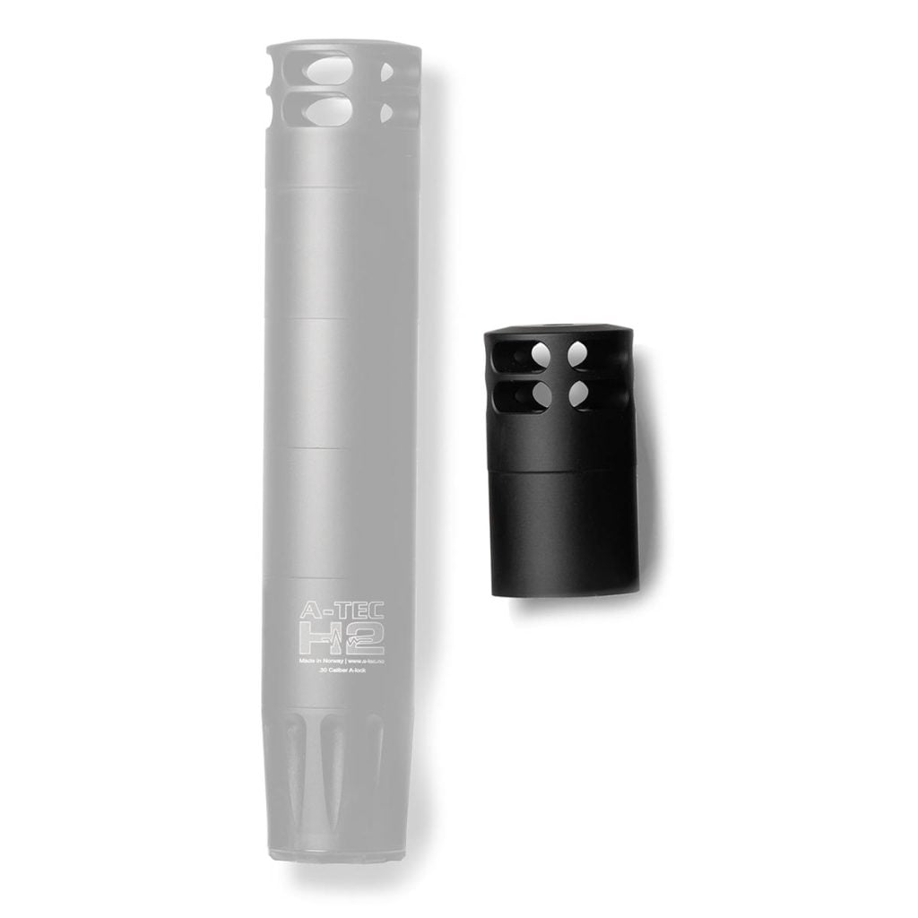 A-TEC H2 End Cap Muzzle Brake — Delta Mike Ltd