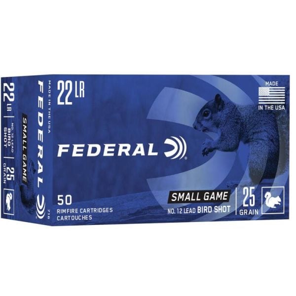 Federal 22 LR Lead Shot Shell No.12 - Bird Shot — Delta Mike Ltd
