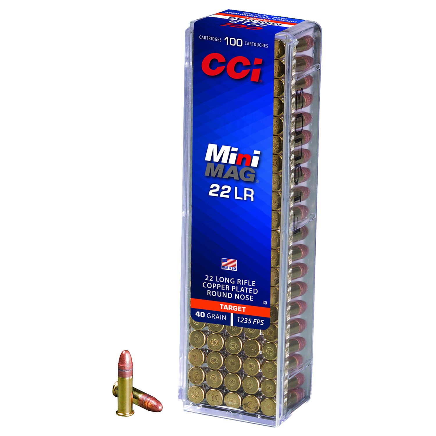 CCI 22 LR MINI MAG 40GR CPRN Target — Delta Mike Ltd